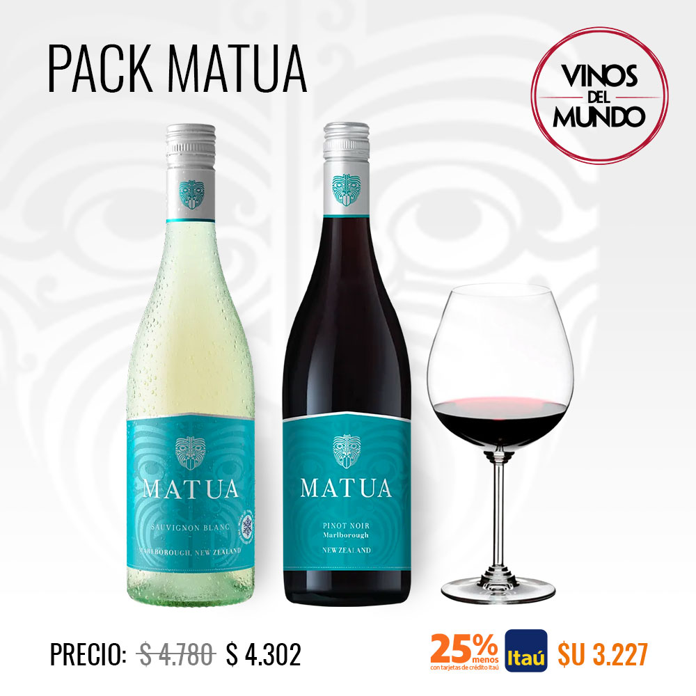 Pack MATUA com Riedel de regalo - Vinos del Mundo